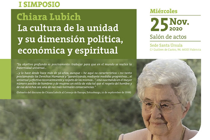 The manifestations of the culture of unity of Chiara Lubich