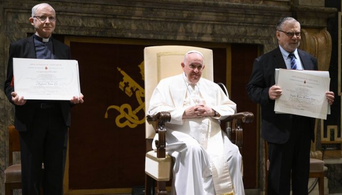 Joseph Weiler and Michel Fédou receive the Ratzinger Prize