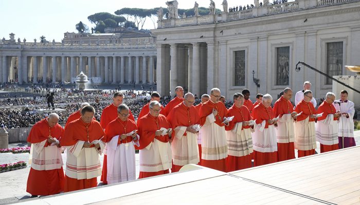 "Creative fidelity", the Pope's request to the new cardinals.